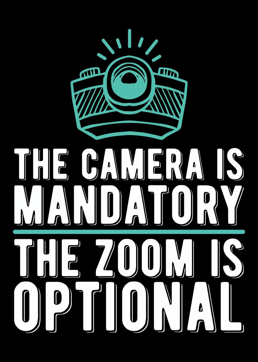 'Photographer Camera' Poster, picture, metal print, paint by ...