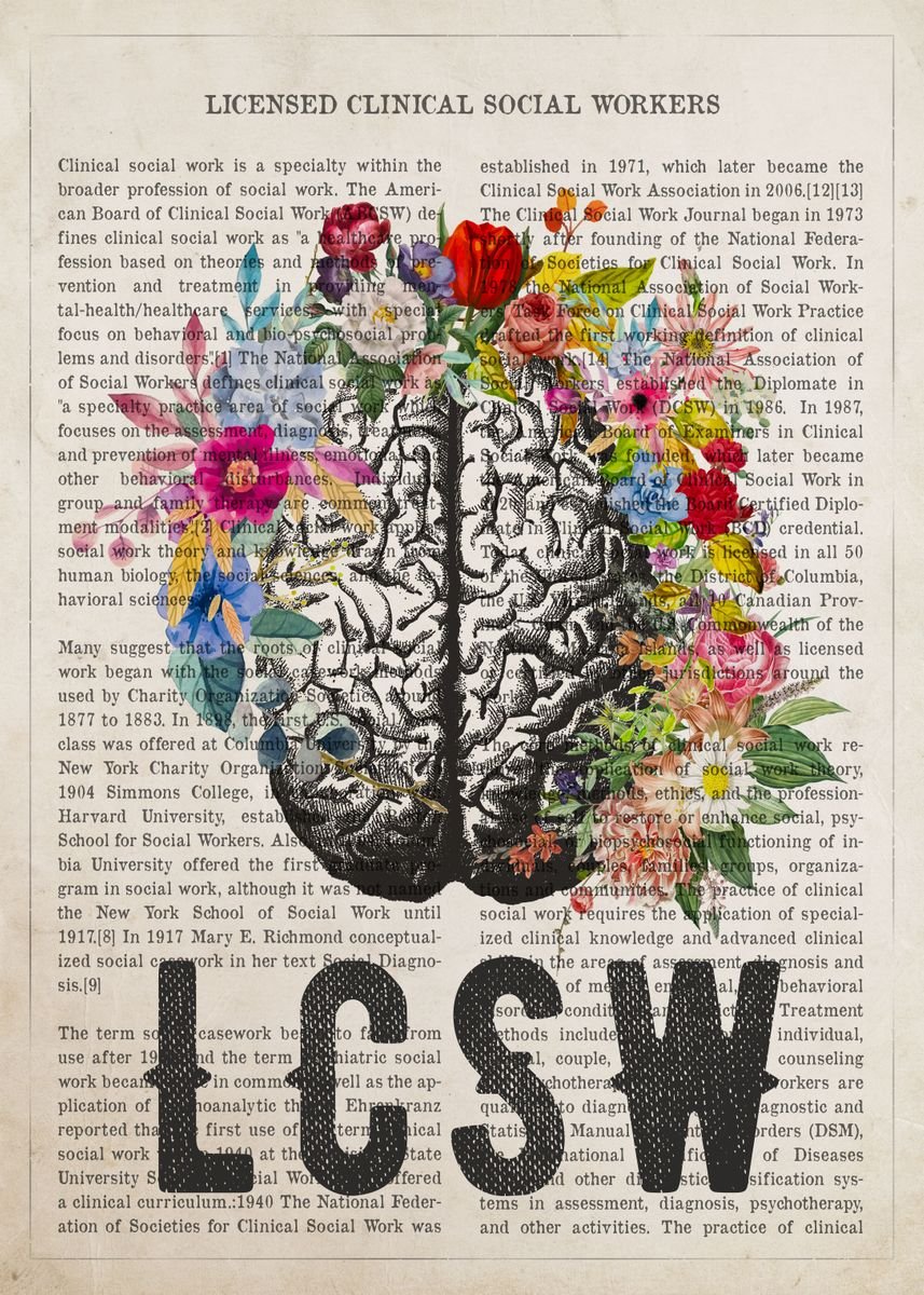 'LCSW Graduation Gift' Poster by Aged Pixel | Displate