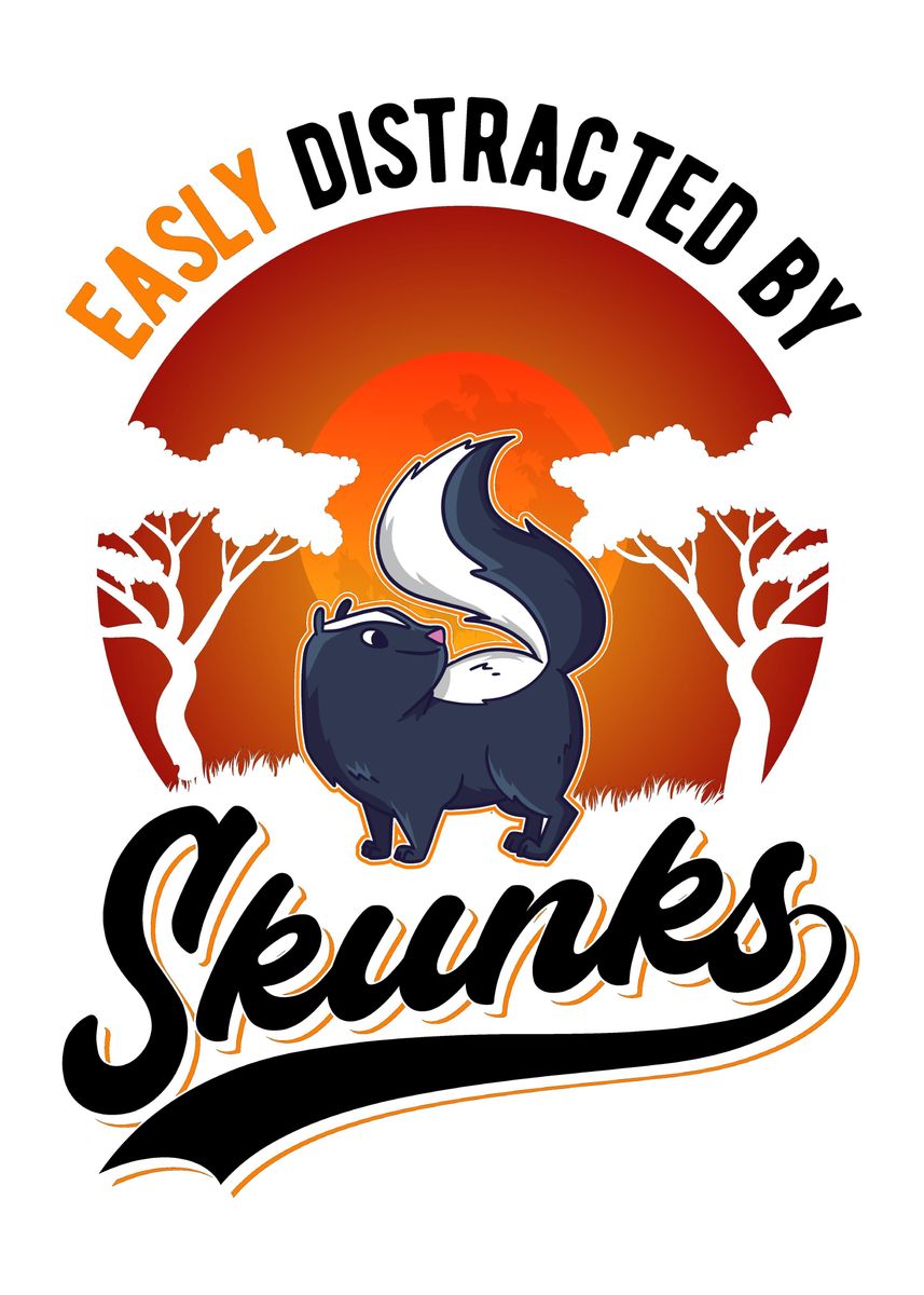 'Skunk Lover' Poster by FavoritePlates | Displate