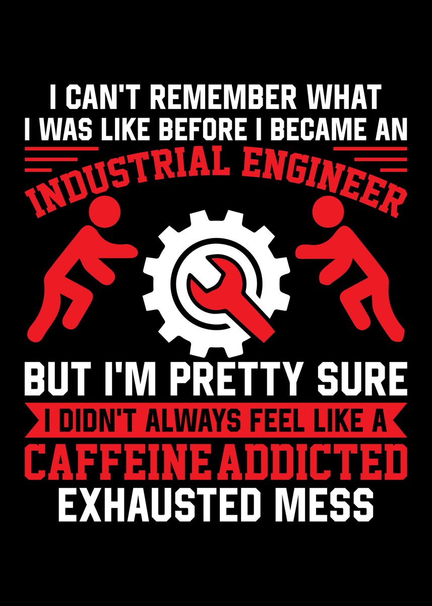 'Industrial Engineer' Poster by Lukes Pixel Studio | Displate