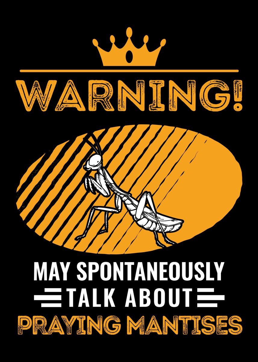 'Praying Mantis' Poster, picture, metal print, paint by FavoritePlates ...