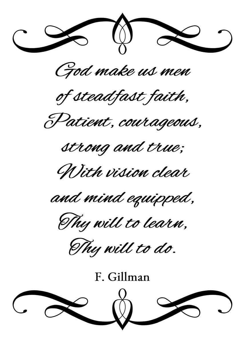 'Men of Steadfast Faith' Poster, picture, metal print, paint by ...