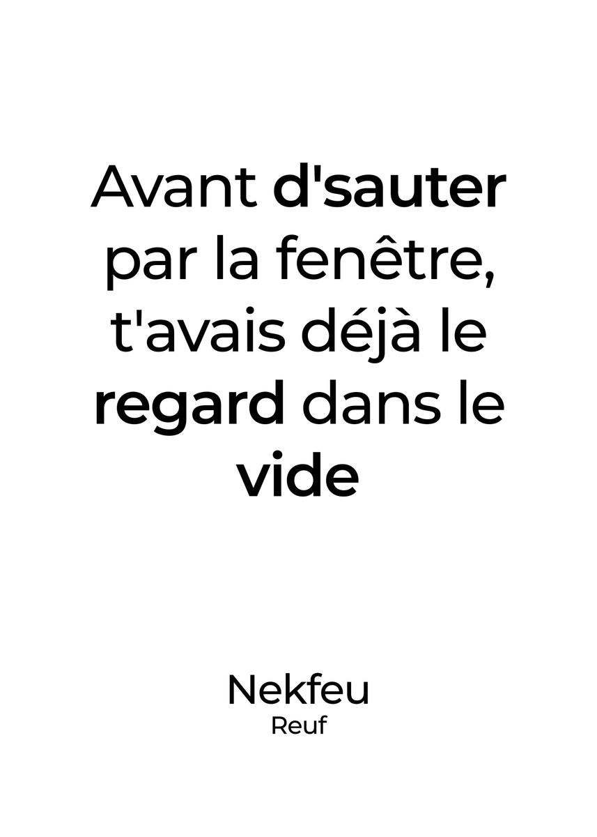 'Nekfeu Poster' Poster, picture, metal print, paint by Jimmy Punchline ...