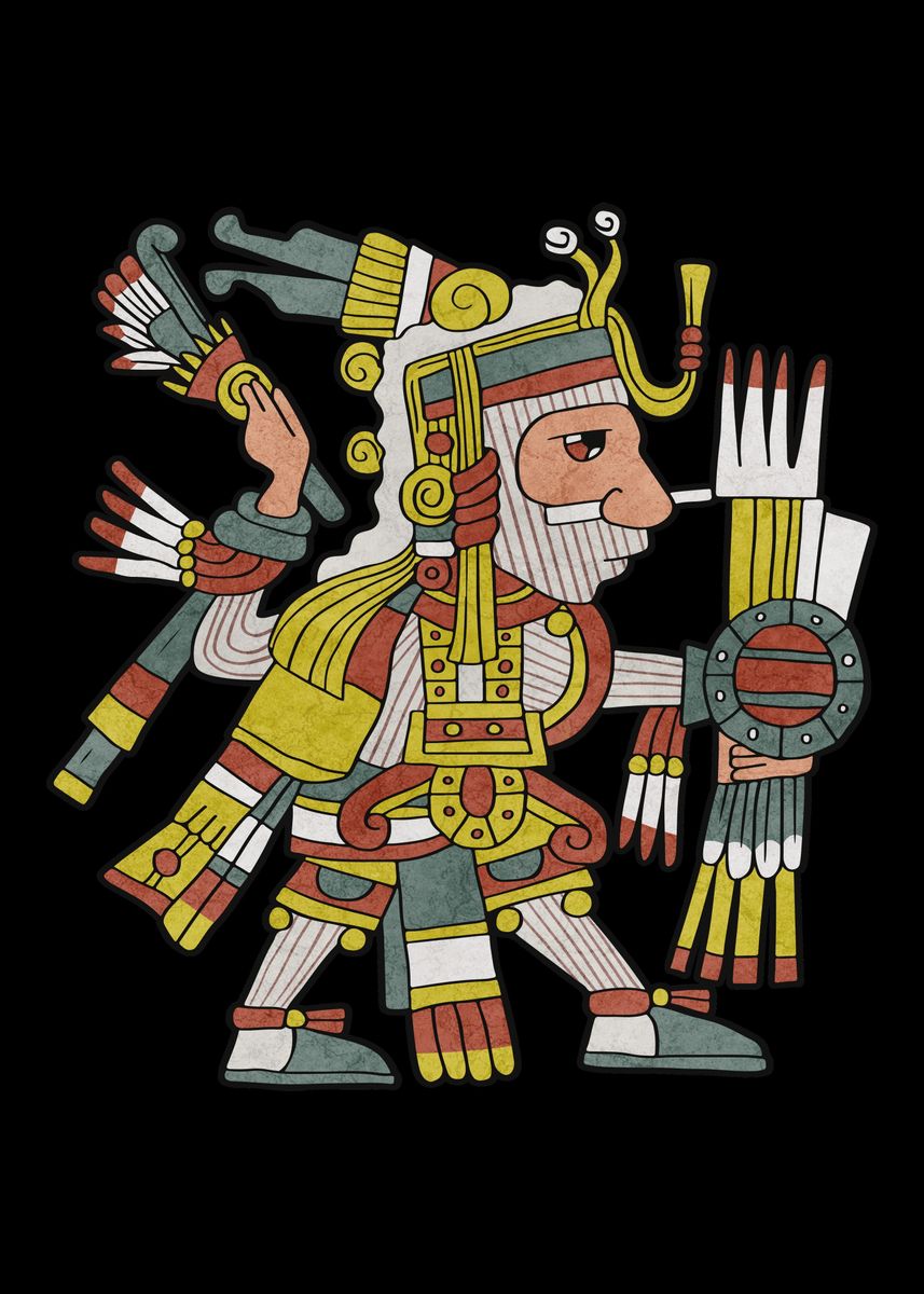 'Mixcoatl Aztec God' Poster by AestheticAlex | Displate