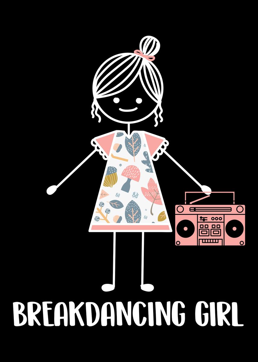 'Breakdancing' Poster, picture, metal print, paint by CrazySquirrel ...