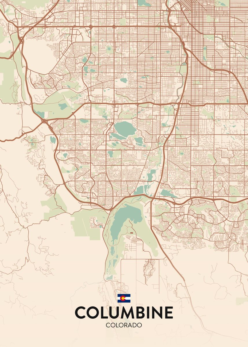 'Columbine CO' Poster, picture, metal print, paint by IMR Designs ...