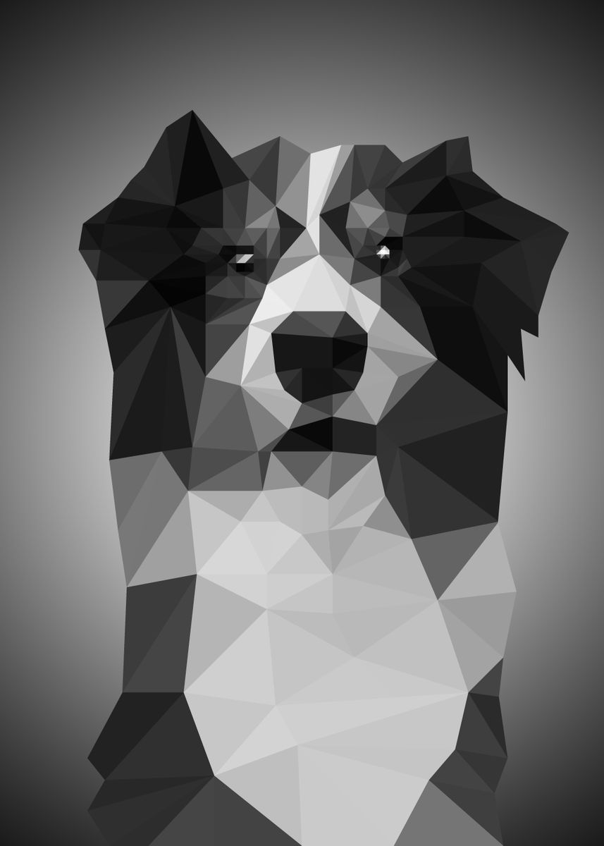 'Dog' Poster, picture, metal print, paint by Poster Collections | Displate