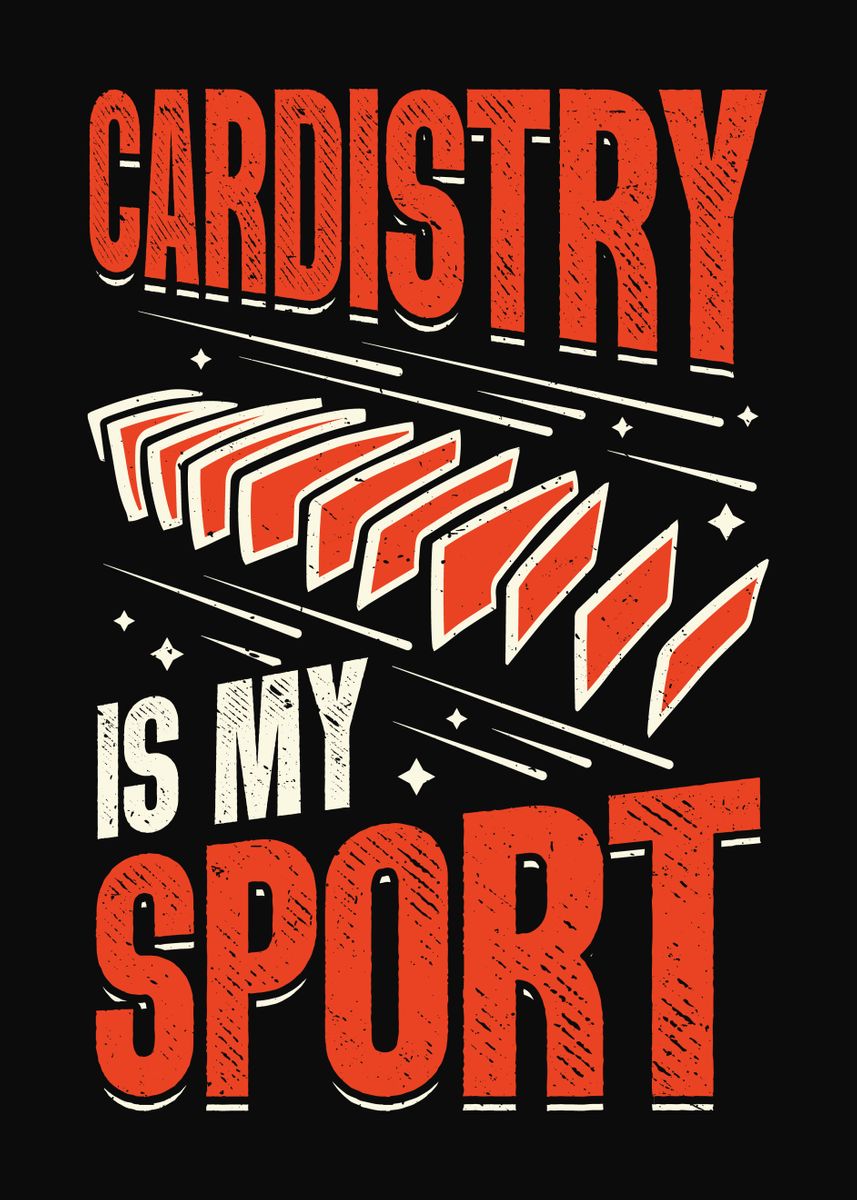 'Cardistry Artist Cardist ' Poster, picture, metal print, paint by ...