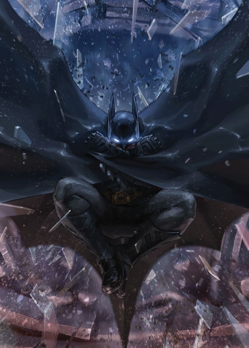 'The Batman's Grave' Poster, picture, metal print, paint by DC Comics ...