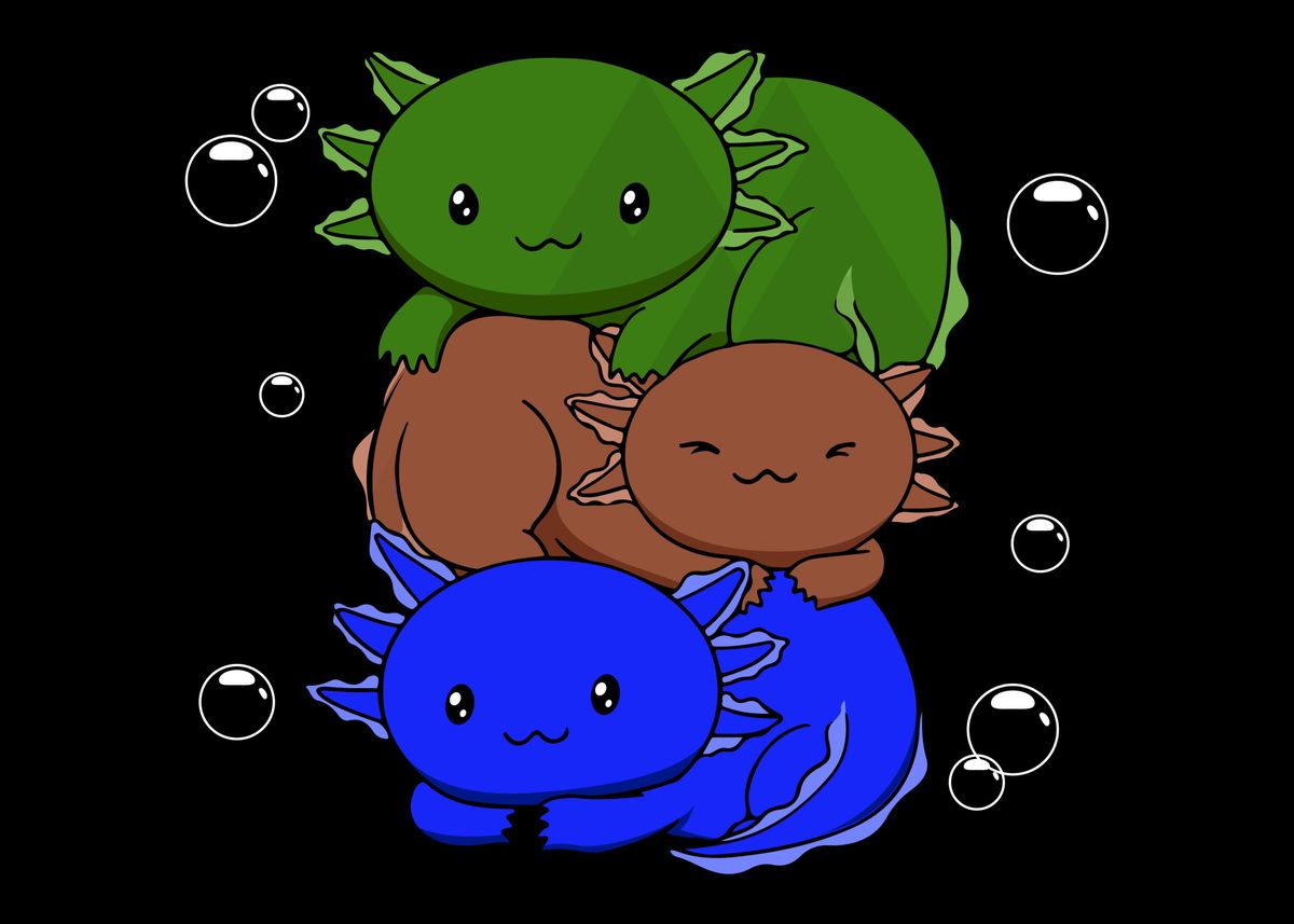 'Sapiosexual Flag Axolotl' Poster by AestheticAlex | Displate