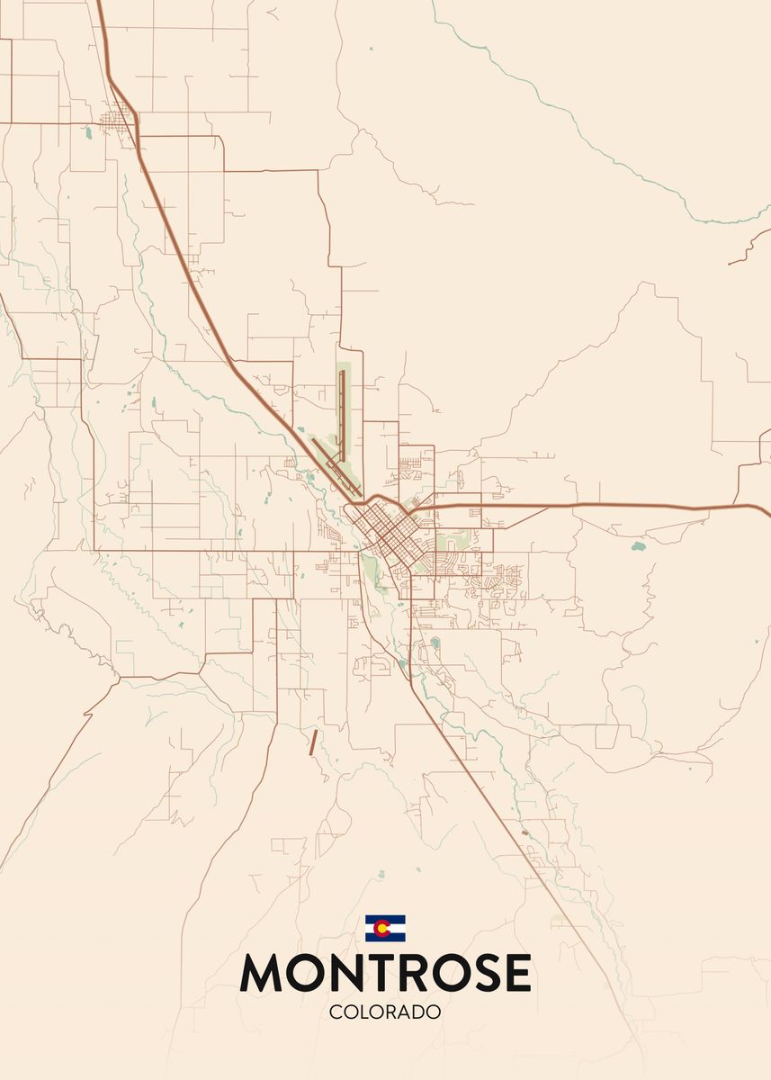 'Montrose CO' Poster by IMR Designs | Displate