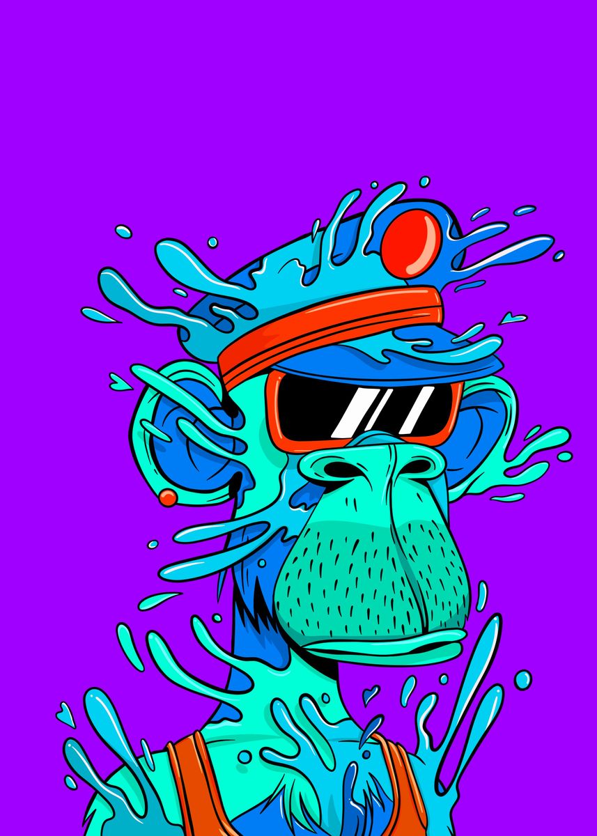 'Bored ape' Poster by Magic Apes | Displate