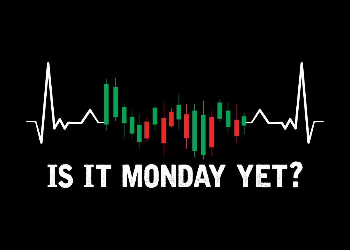 'Day Trading Monday' Poster by professionaldesigns | Displate