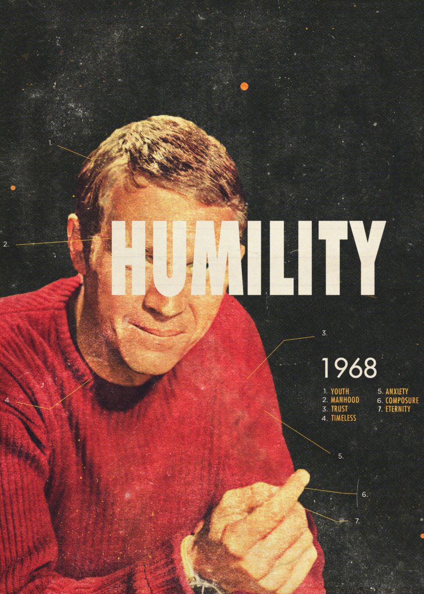 'Humility 1968' Poster by Frank Moth | Displate