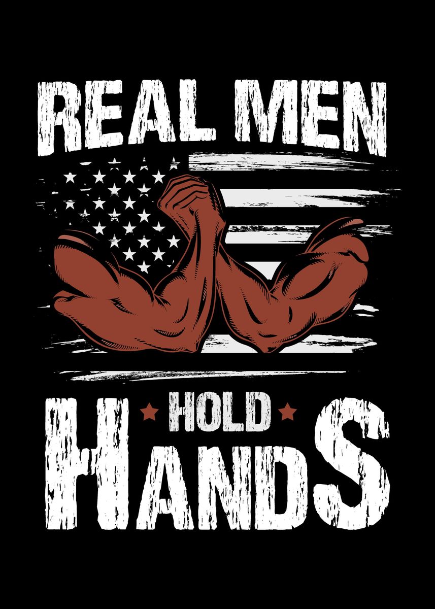 'Arm Wrestling American' Poster, picture, metal print, paint by ...