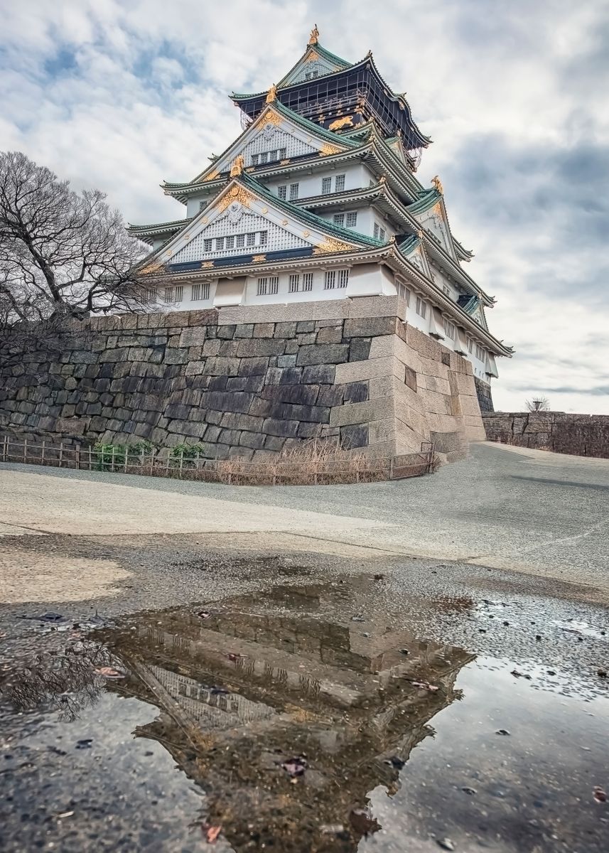 'Castle Reflection' Poster, picture, metal print, paint by Mango Art ...