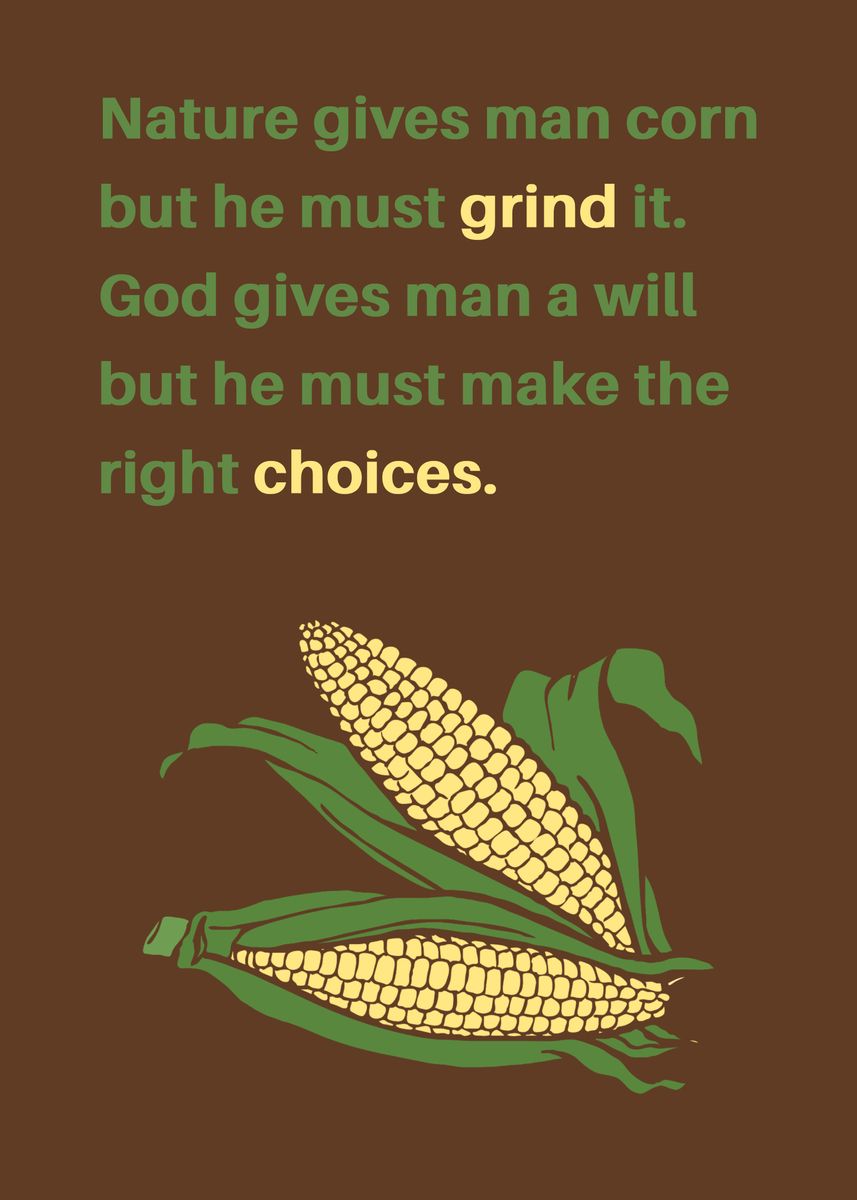 'Make the Right Choices' Poster by ABConcepts | Displate