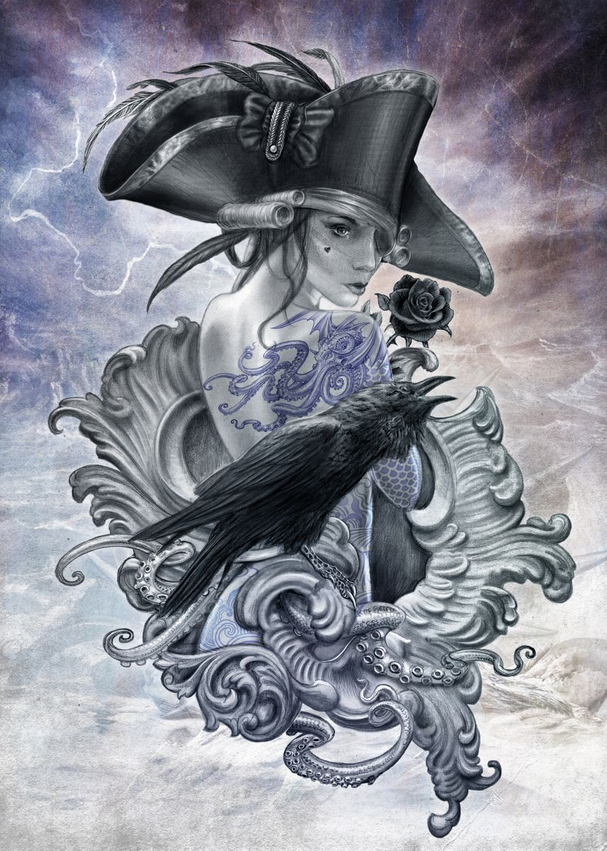 'Stormcrow' Poster by Alchemy London | Displate