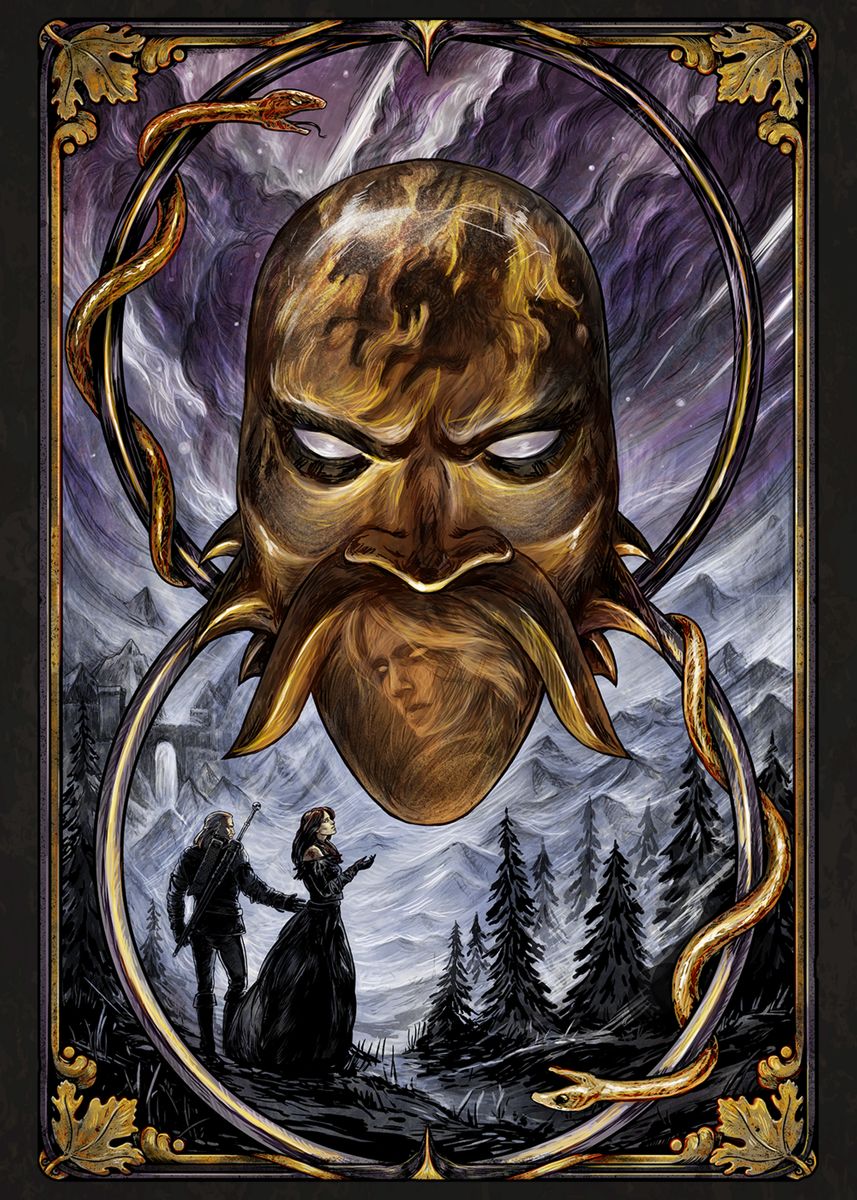 'Uroboros' Poster, picture, metal print, paint by GWENT | Displate