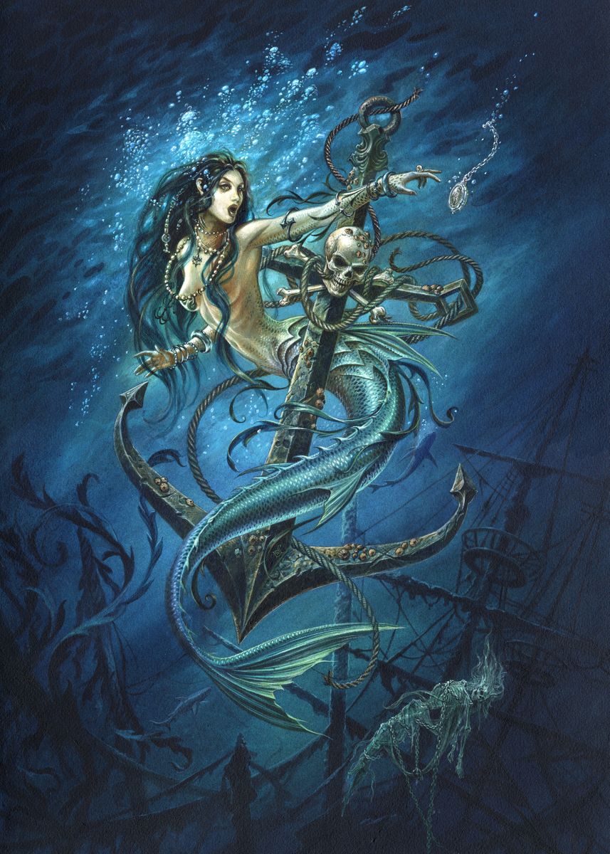 'Death Tide' Poster, picture, metal print, paint by Alchemy London ...