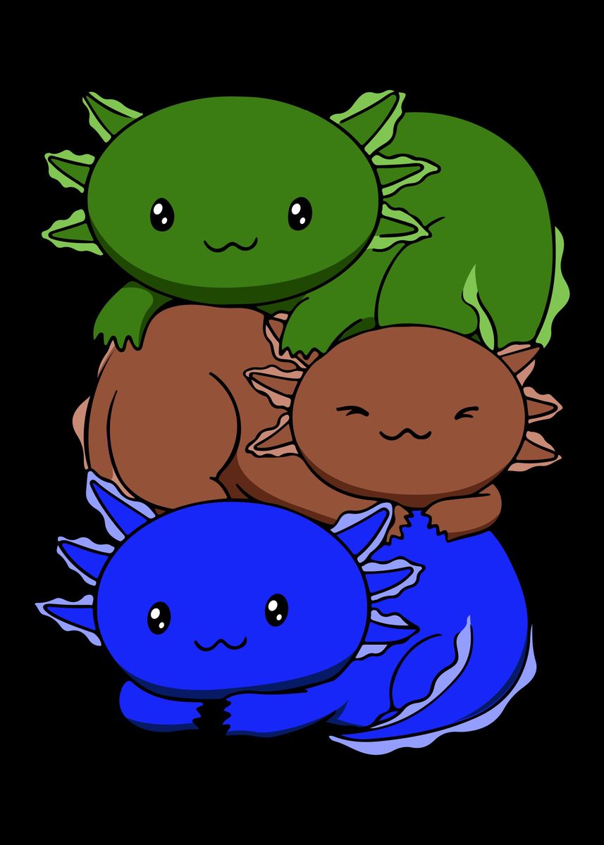 'Sapiosexual Flag Axolotl' Poster by AestheticAlex | Displate