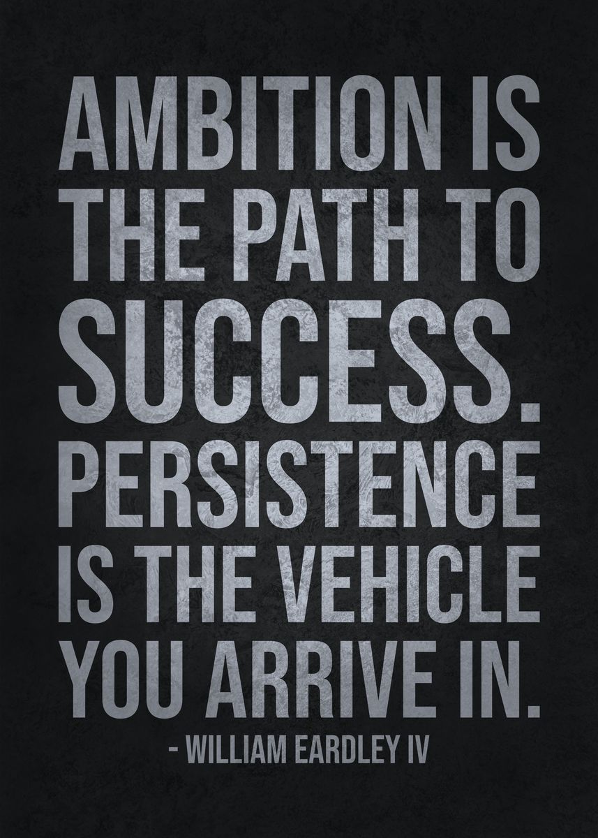 'The Path To Success' Poster by CHAN | Displate