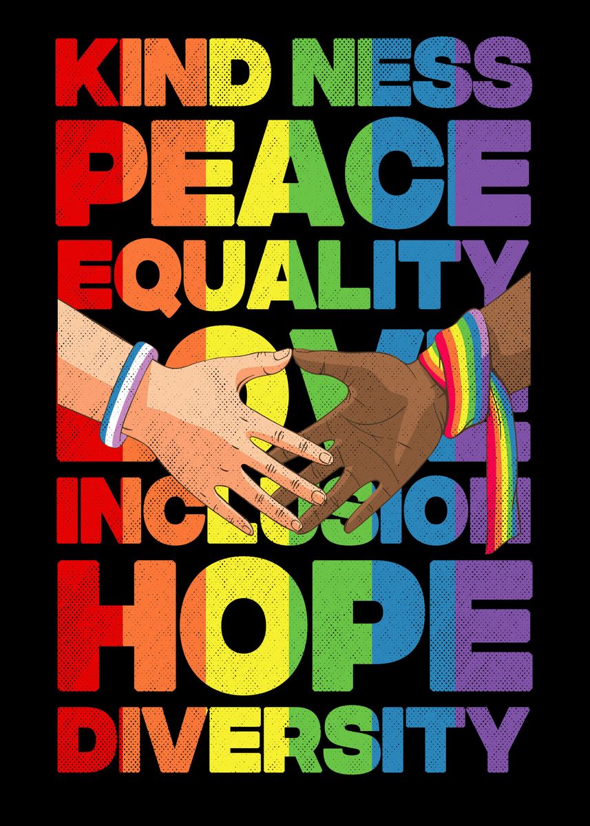 'Kind ness' Poster by Dutton Jerrell | Displate