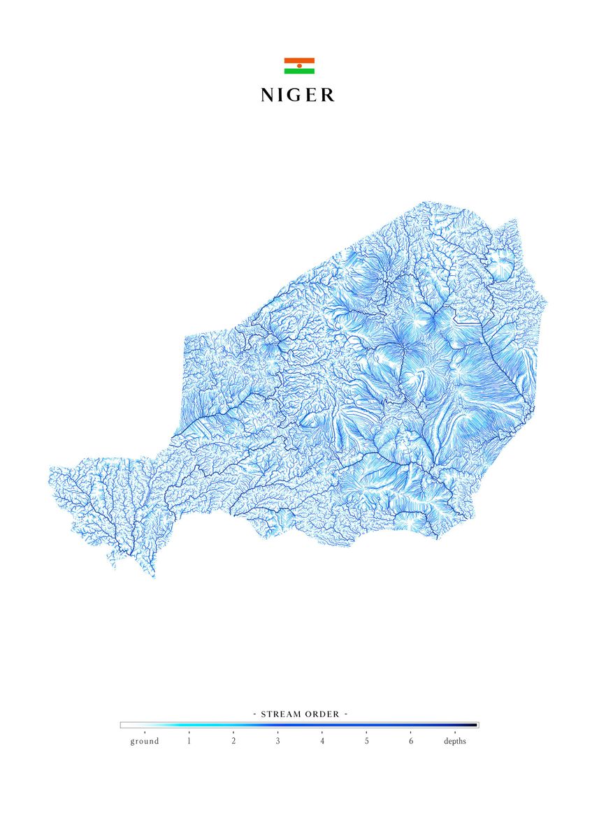 'Niger' Poster, picture, metal print, paint by Raphael | Displate