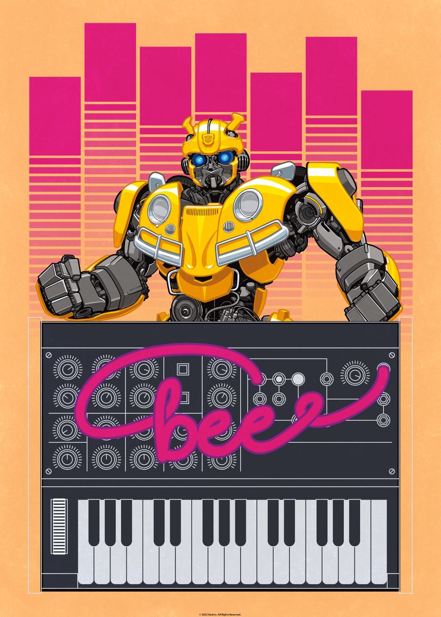 'Bee' Poster, picture, metal print, paint by Transformers | Displate