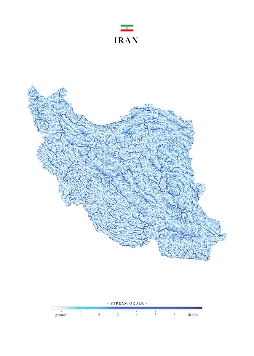 'Iran' Poster, picture, metal print, paint by Raphael | Displate