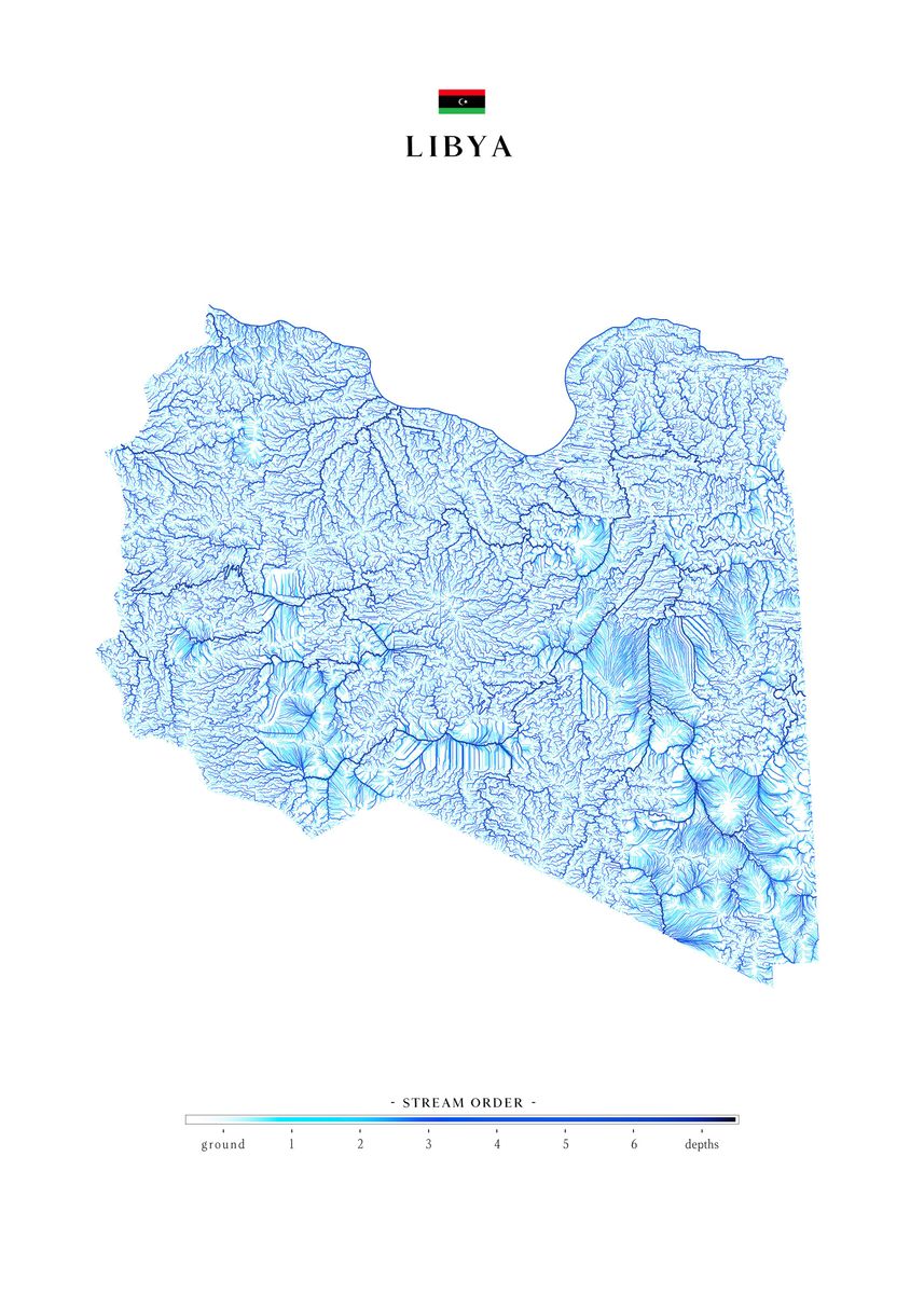 'Libya' Poster, picture, metal print, paint by Raphael | Displate