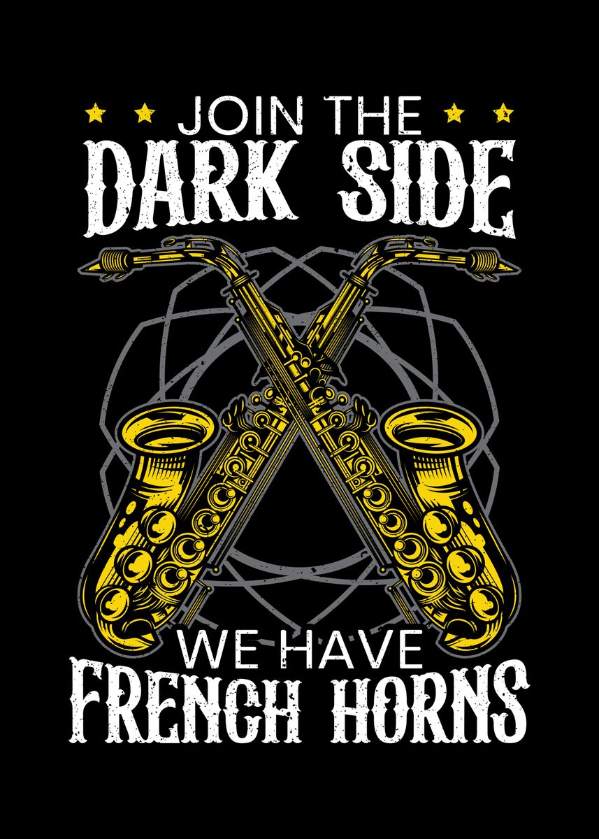 'We Have French Horns' Poster, picture, metal print, paint by NAO ...