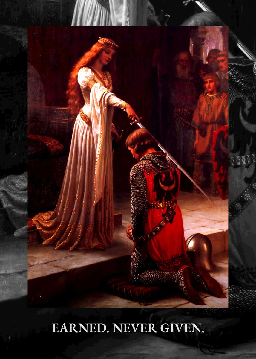 'Earned Never Given' Poster, picture, metal print, paint by ABConcepts ...