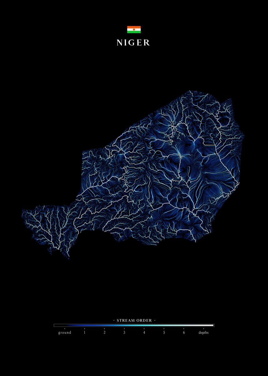 'Niger' Poster, picture, metal print, paint by Raphael | Displate