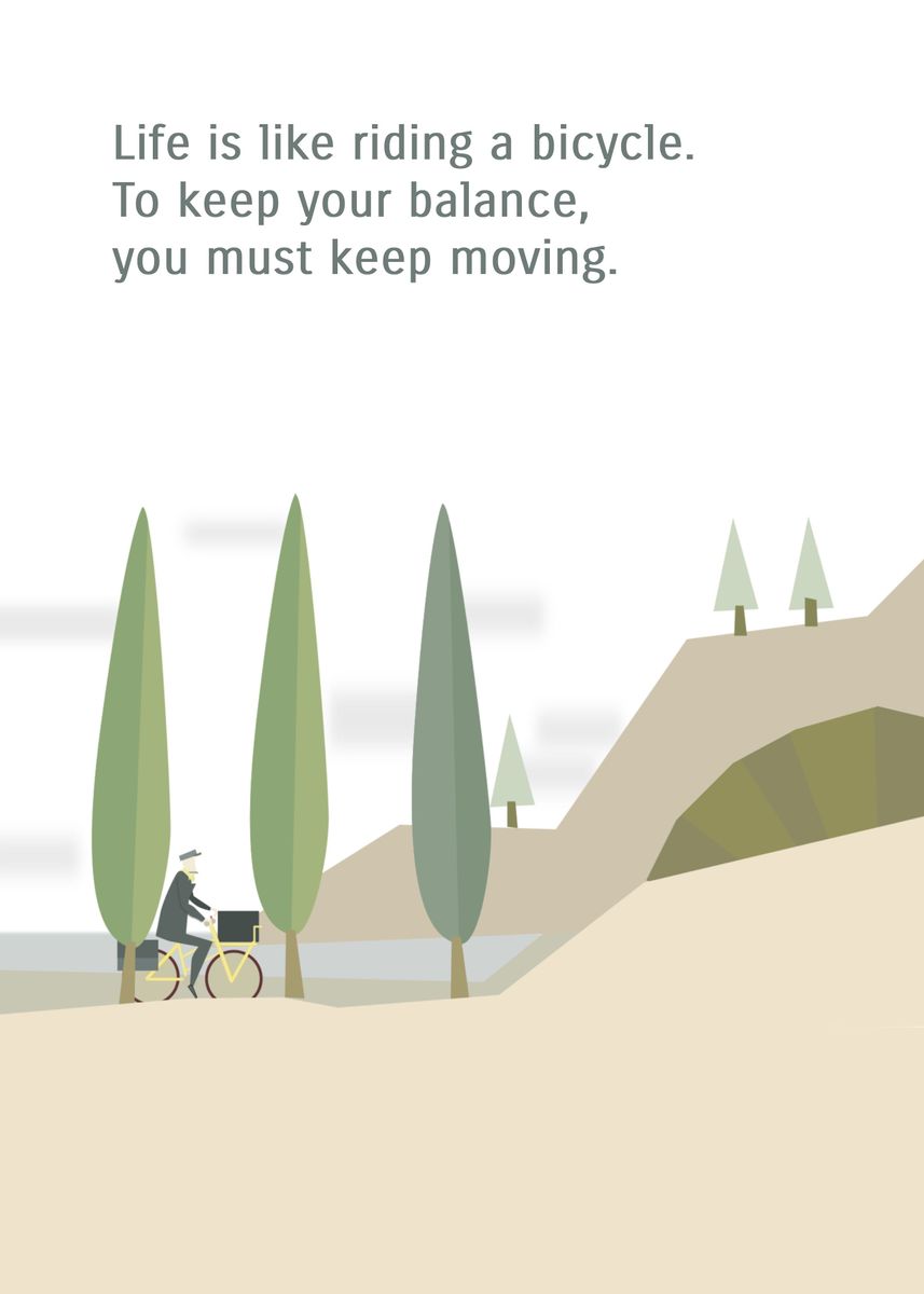 'Keep Moving' Poster, picture, metal print, paint by ABConcepts | Displate