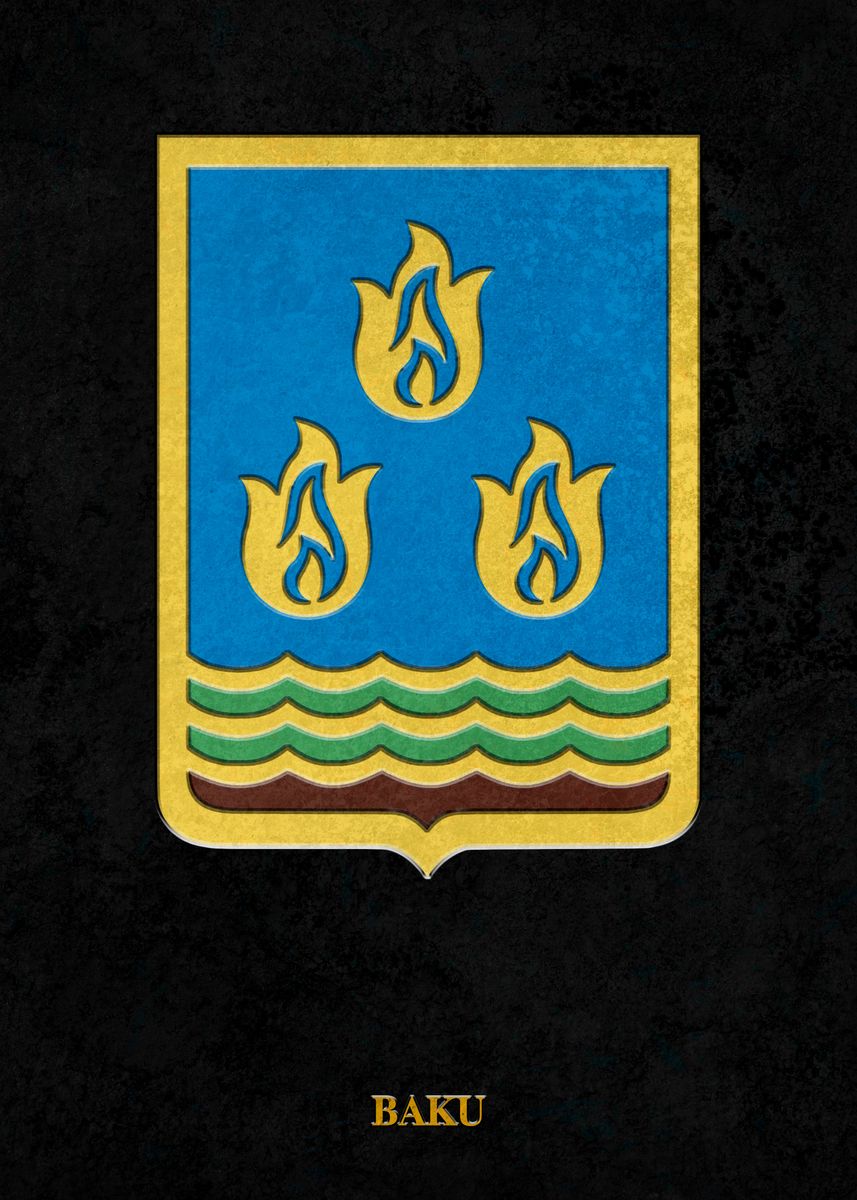 'Arms of Baku' Poster by Ferit Kurt | Displate