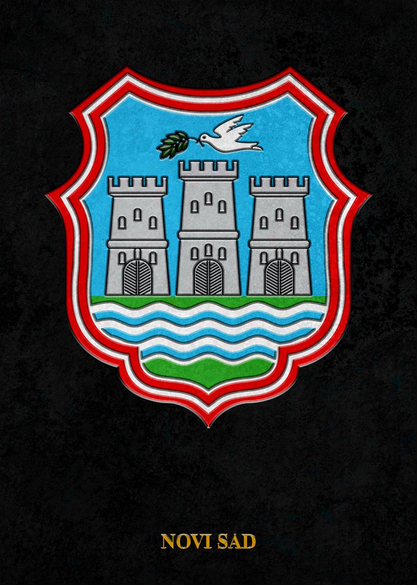 'Arms of Novi Sad' Poster by Ferit Kurt | Displate