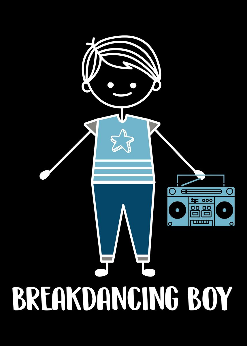'Breakdancing' Poster, picture, metal print, paint by CrazySquirrel ...