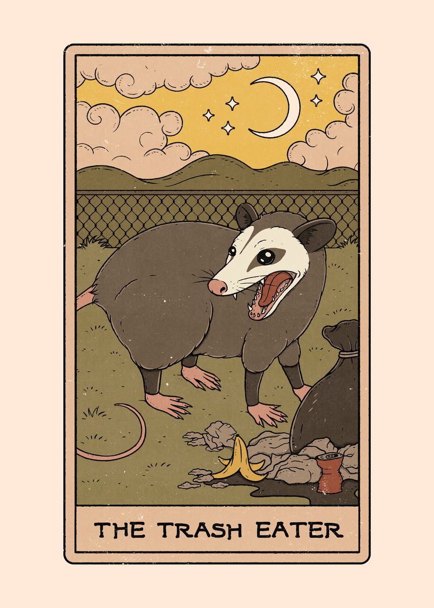 'The Trash Eater' Poster, picture, metal print, paint by Thiago Corrêa ...