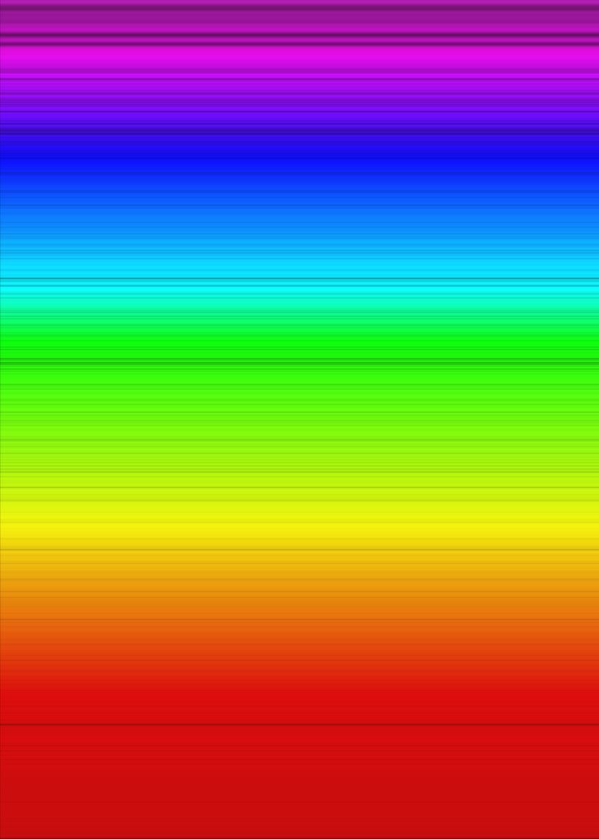 'Visible Sun Spectrum' Poster, picture, metal print, paint by Nerdy ...