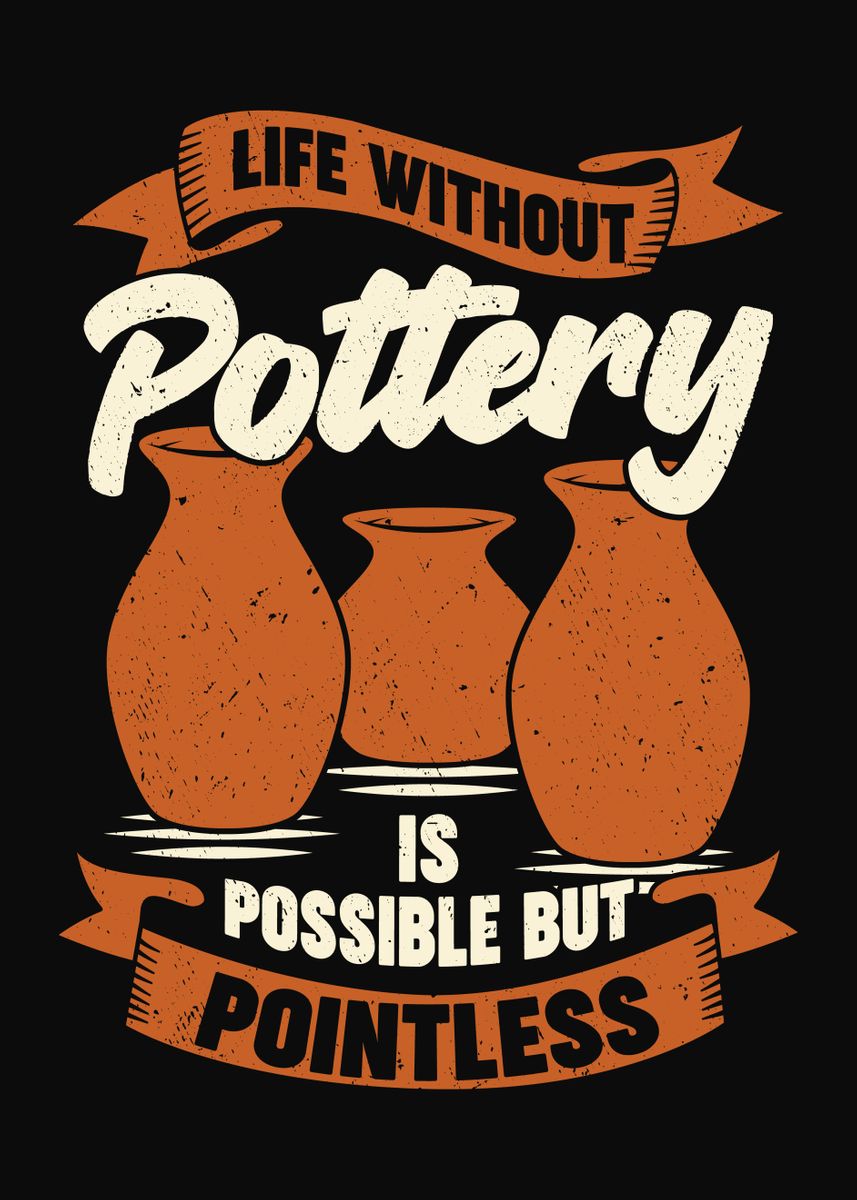 'Ceramics Pottery Maker' Poster by Marcel Doll | Displate
