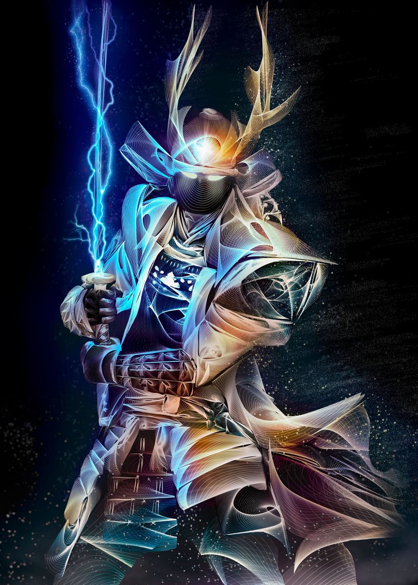 'Warrior Spirit' Poster, picture, metal print, paint by Alfonso Navas ...