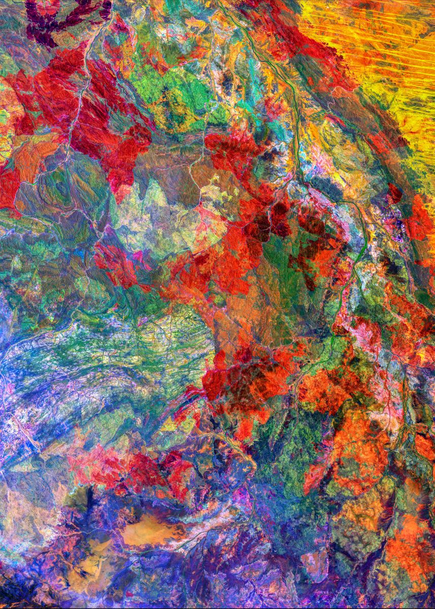 'Melted Colors' Poster by GISARTISTS | Displate