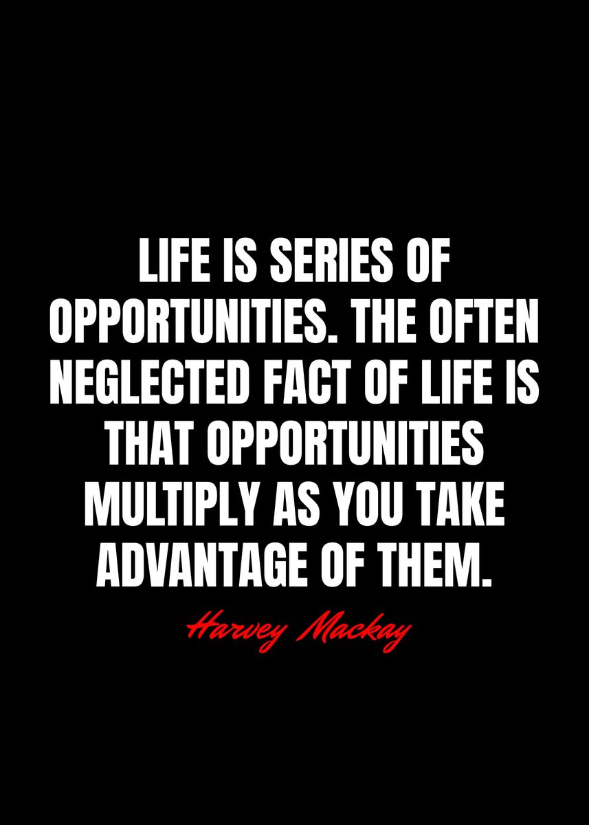 'Harvey Mackay Quotes' Poster by Best Quotes | Displate