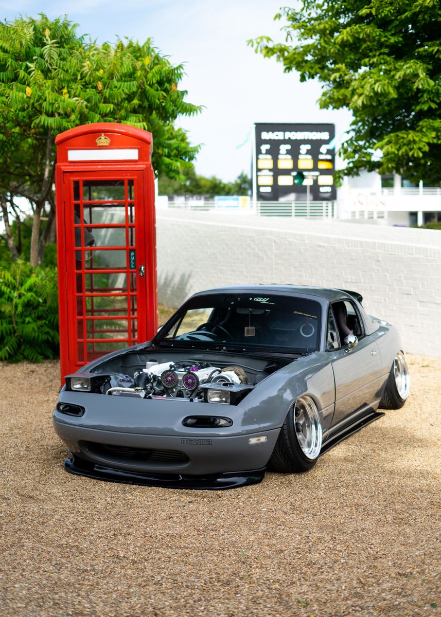 'NA Miata' Poster, picture, metal print, paint by vividdepth | Displate