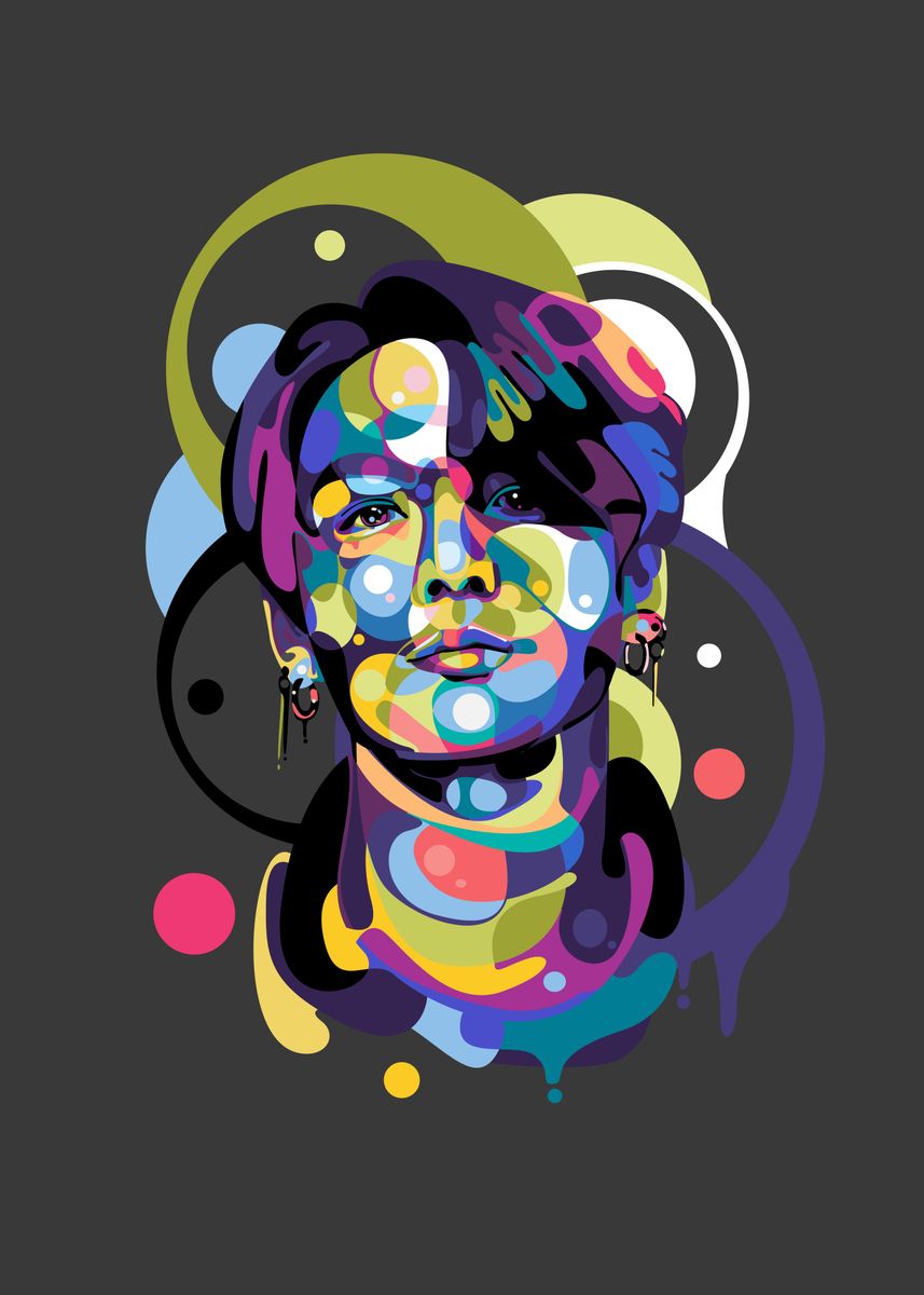 'Kookie pop art' Poster, picture, metal print, paint by AD art | Displate