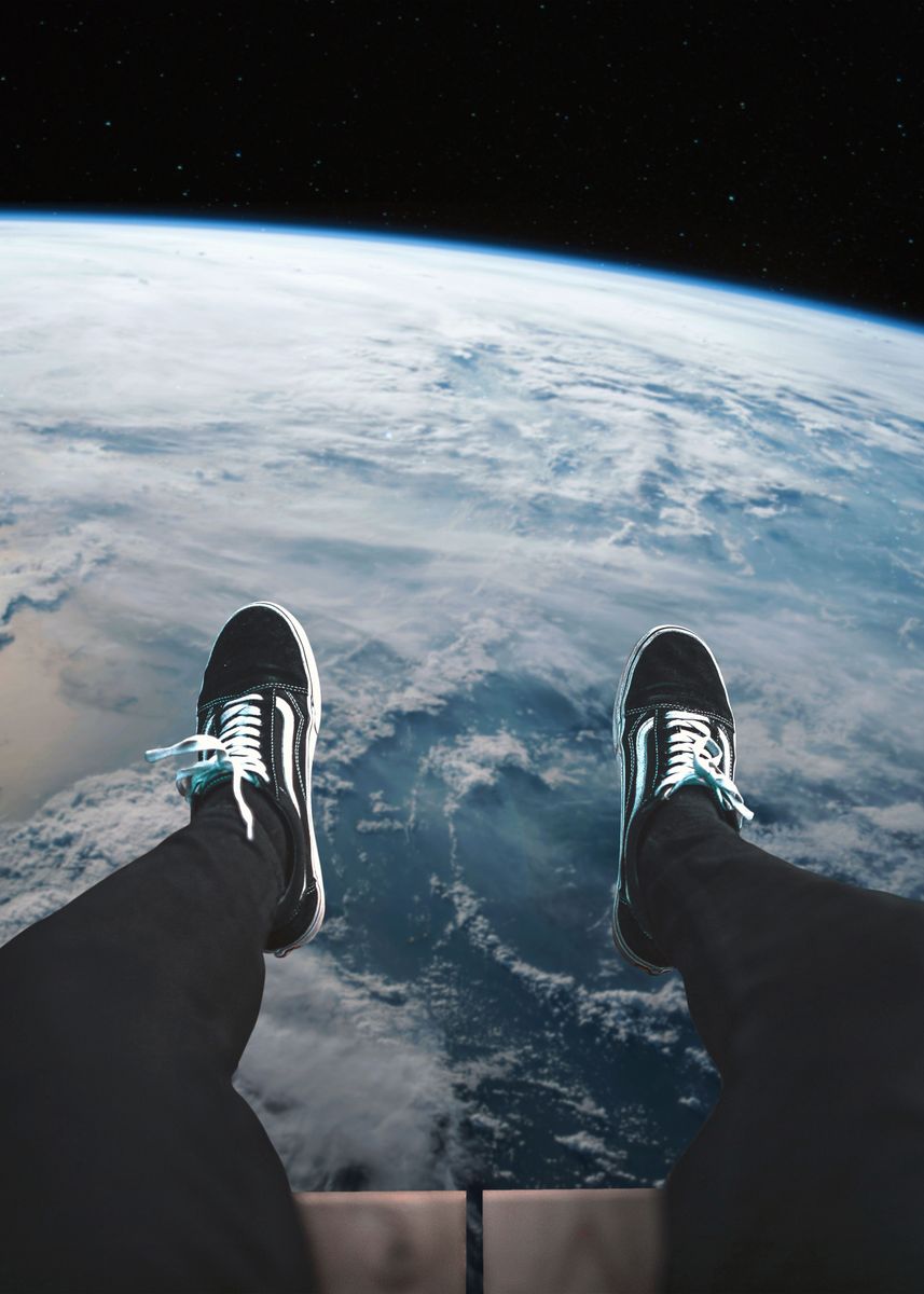 'Chill In Space' Poster, picture, metal print, paint by Eko Cahyo ...