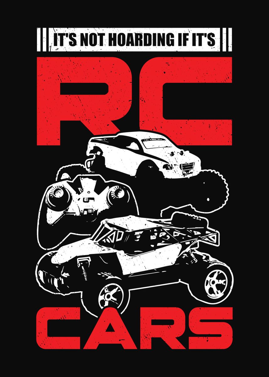 'Funny RC Cars Design' Poster by Marcel Doll | Displate