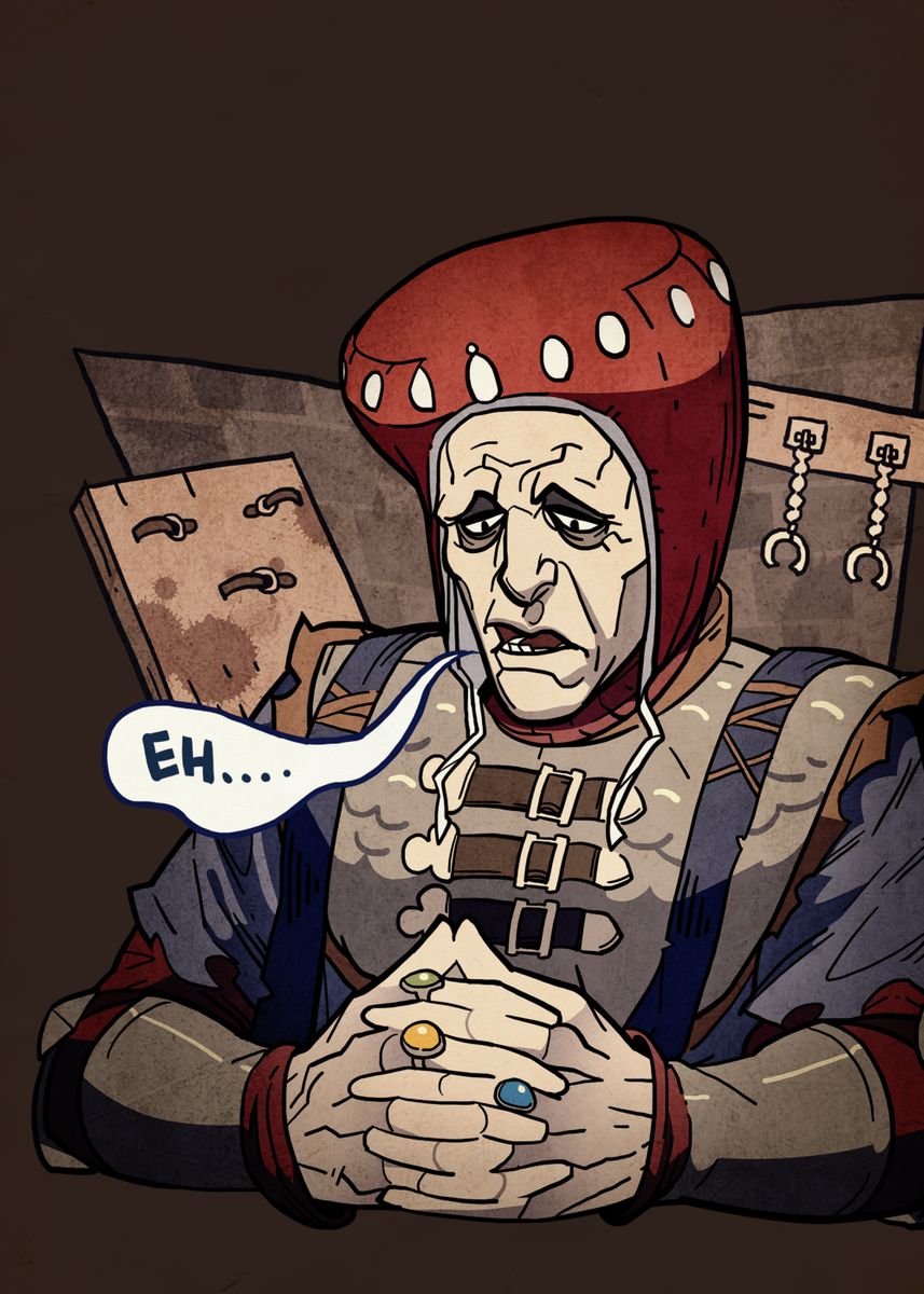 'Dethmold' Poster, picture, metal print, paint by Witcher 3 | Displate