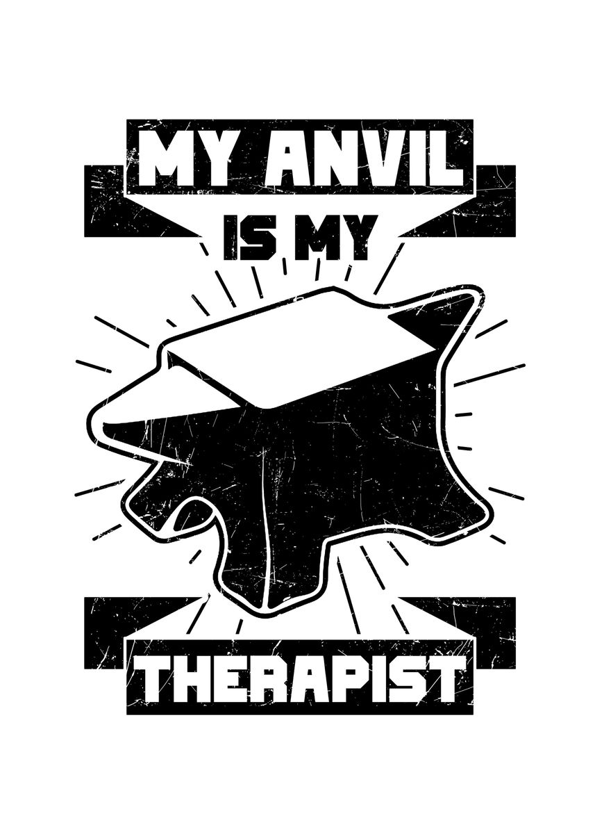 'Funny Blacksmith Gift Idea' Poster, picture, metal print, paint by TW ...